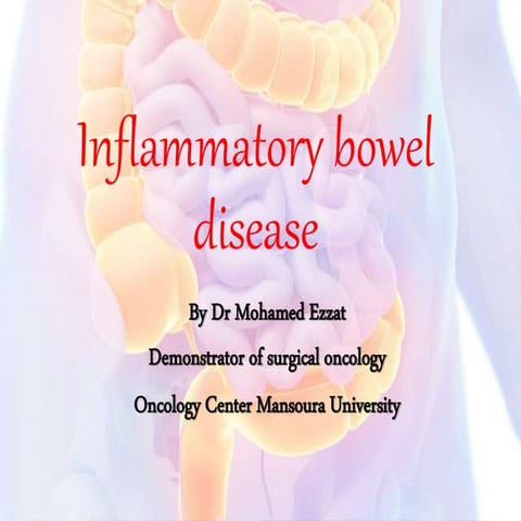 Inflammatory bowel disease (ibd) drug information page | PPTX