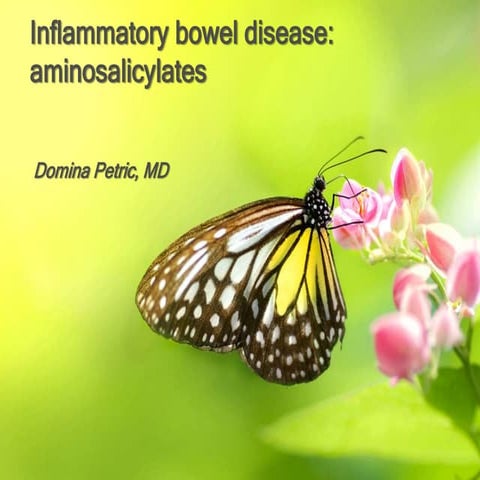 Inflammatory bowel disease: aminosalicylates | PPSX