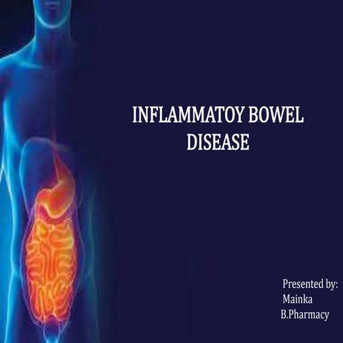 Inflammatory bowel disease ppt..pptx