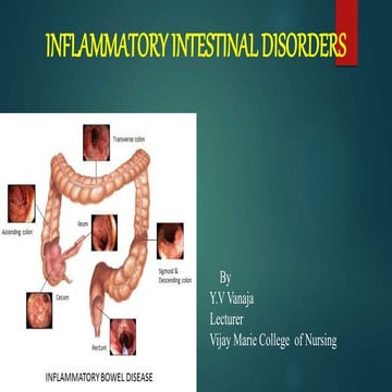 Inflammatory intestinal disorders | PPTX