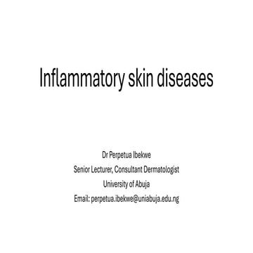 NOTE ON DERMATOSES (INTEGUMENTARY SYSTEM DISORDER) | PPTX
