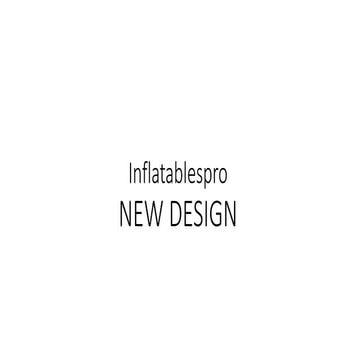 inflatable games new design | PPTX