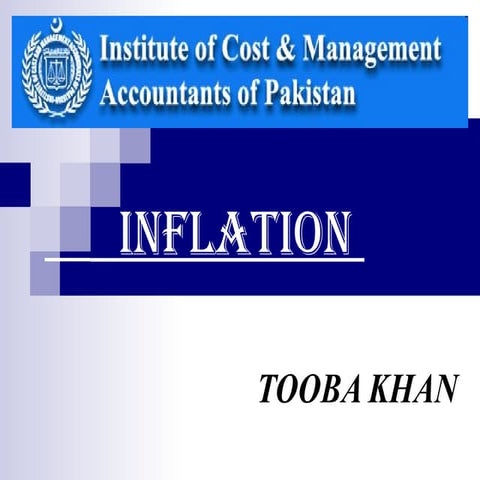 inflation rate | PPT