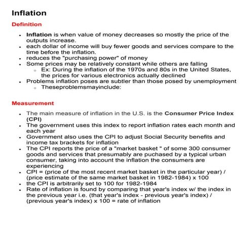 Engineering Economy_ inflation and deflation | PPTX