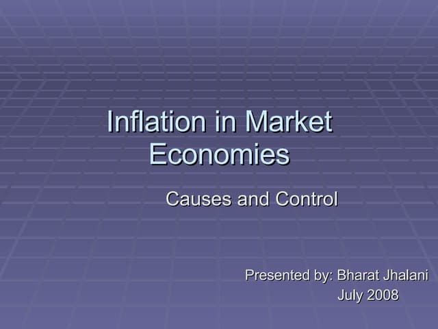 Inflation (Economics presentation) | PPTX