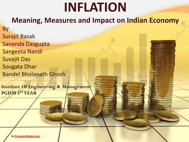 INFLATION ITS TYPES, CAUSES, CONSEQUENCES AND MEASURES. | PPTX