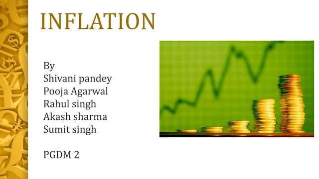 Inflation ppt | PPTX