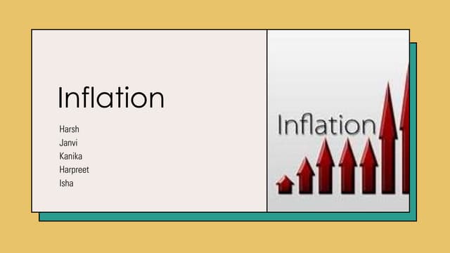 Inflation ppt | PPTX