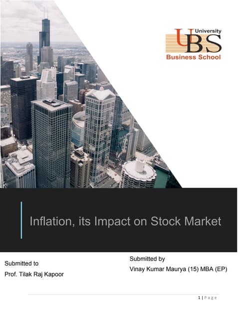 Presentation on Inflation | PPTX