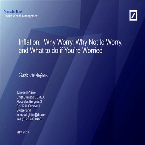 Inflation Why To Worry Or Not | PPT