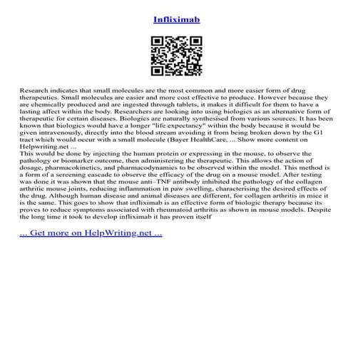 Infliximab | PDF
