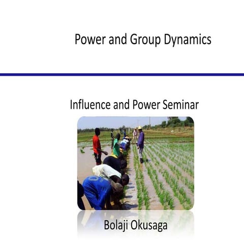 Power and Influence Seminar | PPT