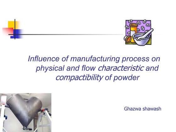 Flow properties of powders | PPT