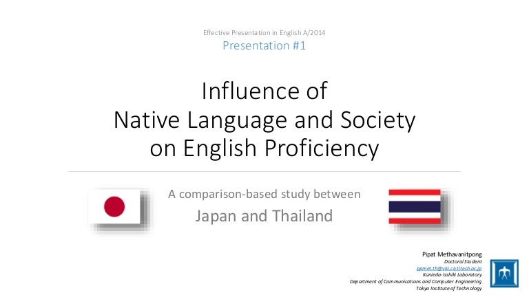 Influence of Native Language and Society on English Proficiency
