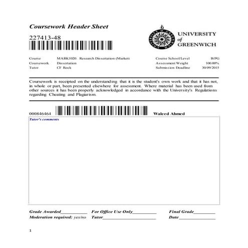 Influence of packaging attributes on purchase intent | DOCX