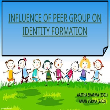 The Impact of Peer Groups on Adolescent Identity Formation and ...