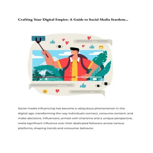 social media influencers and its impacts | PPTX