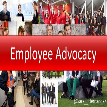 Employee Advocacy - how to engage your employees | PPTX