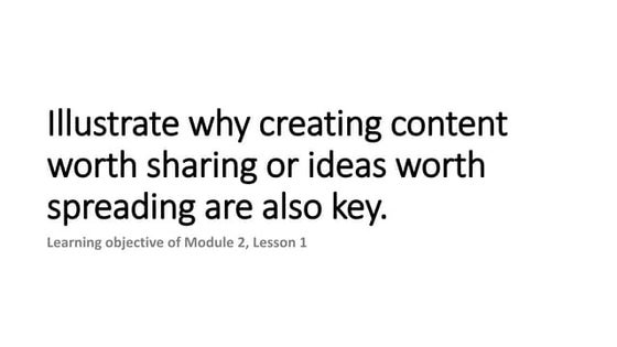 Influencer marketing strategy - module 1 lesson 2 | PPTX