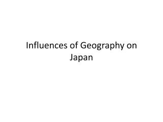 Japan’S Geography | PPT