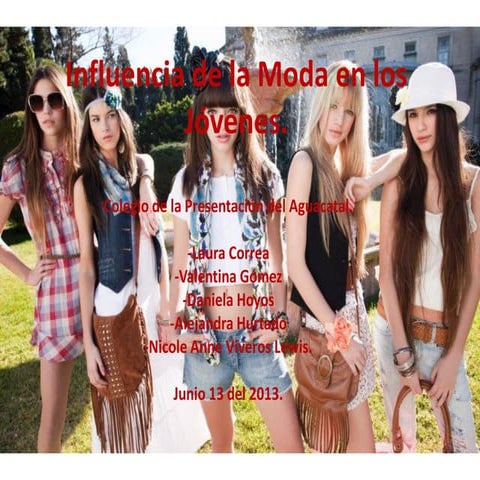 Influencia de la moda en los jóvenes | PDF