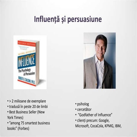 Influenta si persuasiune | PPTX
