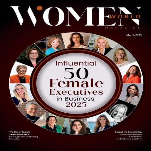 Influential 50 Female Executives in Business, 2025 | PDF