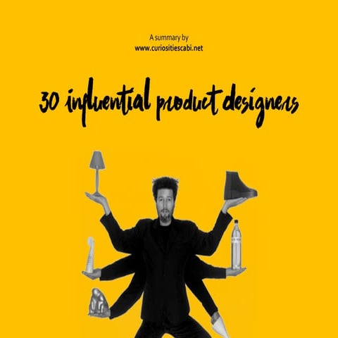 30 Influential Product Designers of All Time | PDF