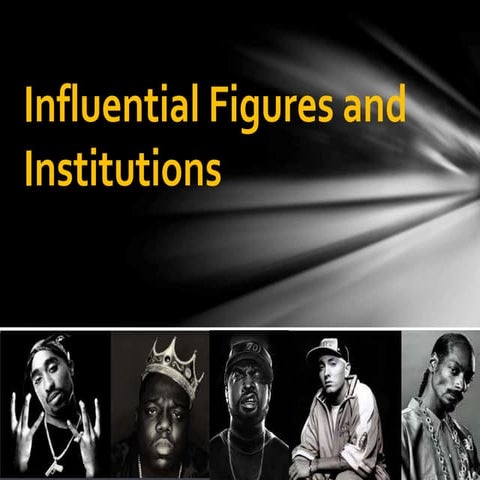 Influential figures and Institutions | PPT