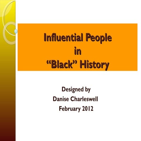 Influential people | PPT