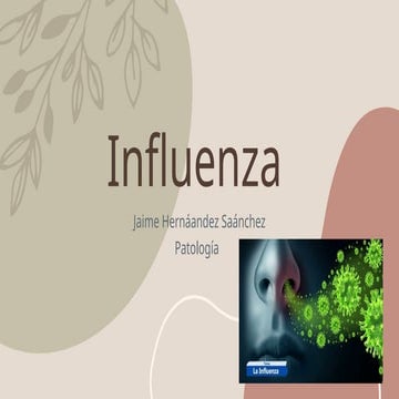 Que es la influenza y como tratarla para prevenir | PPTX