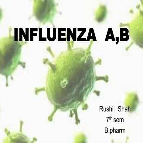 Influenza a,b | PPT