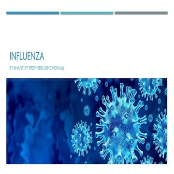 Influenza, Bird Flu, SARS & Swine Flu.pptx