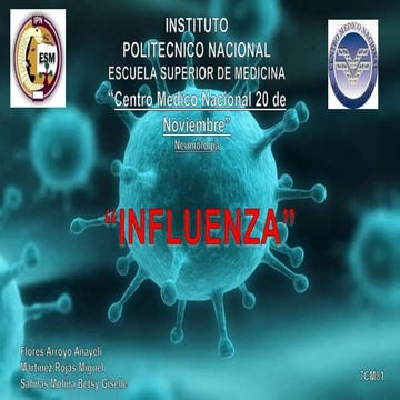 Virus de la Influenza | PPTX