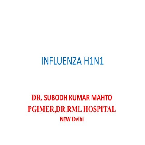 Influenza h1 n1 pdf | PDF