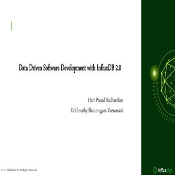 ML-Based Data-Driven Software Development with InfluxDB 2.0 | PPTX | Databases | Computer ...