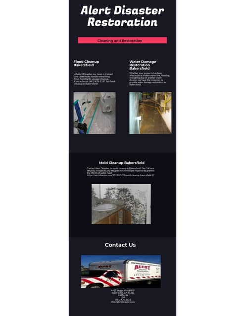 Alert Disaster Restoration presentations