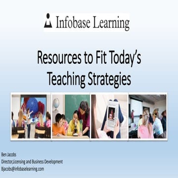 Infobase and teaching strategy | PPTX