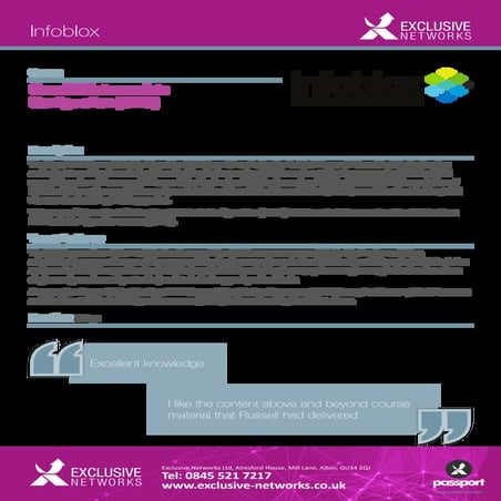Infoblox core ddi_intermediate_configuration_cdic | PDF