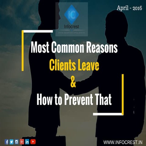 Most Common Reasons Clients Leave & How to Prevent That | PDF