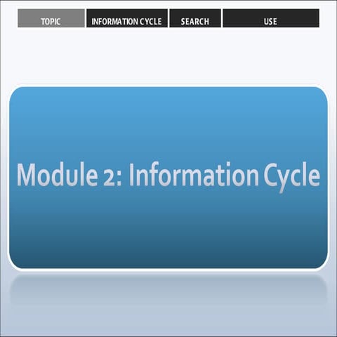 The Information Cycle | PPT