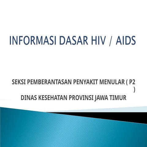 Pemeriksaan HIV dan Anti-T. pallidum Metode Imunokromatografi | PPTX