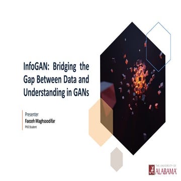 InfoGAN:Bridging the Gap Between Data and Understanding in GANs | PPT