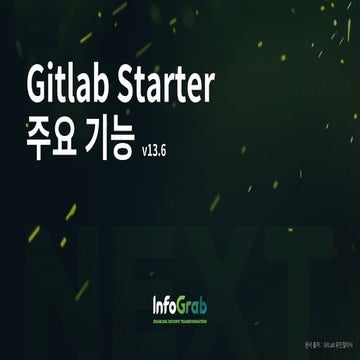 GitLab Starter 라이선스 기능소개 - 인포그랩 | PDF
