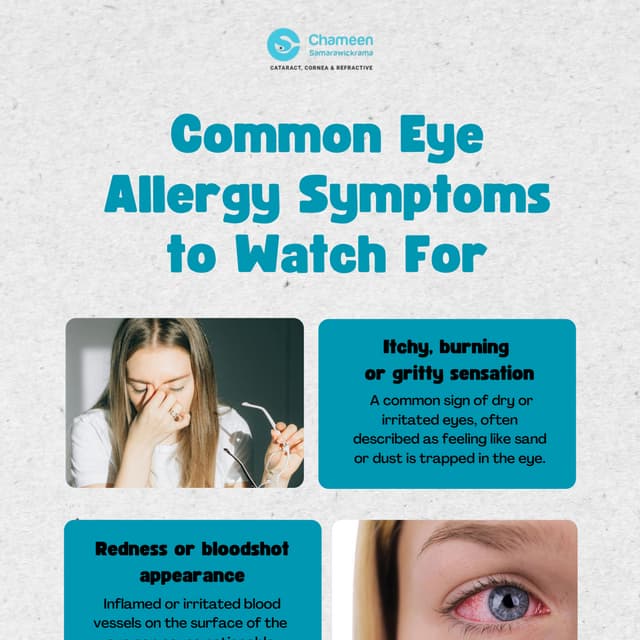 Common Eye Allergy Symptoms to Watch For | PDF