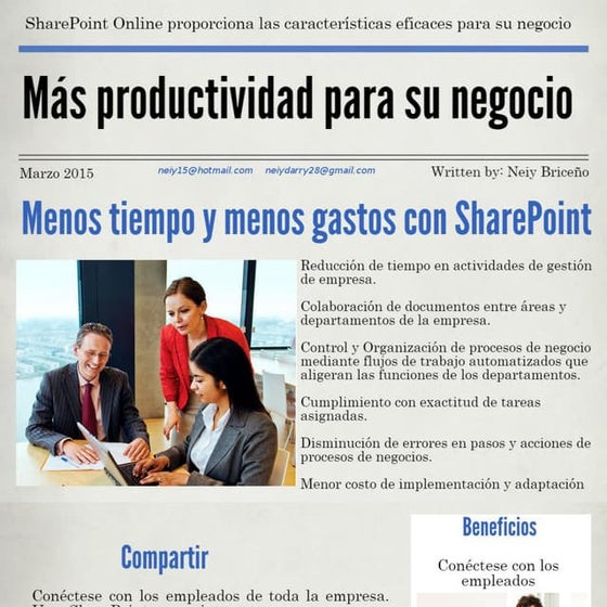 Infografía 9 pasos para Instalar SharePoint 2013 por Neiy Briceño | PDF