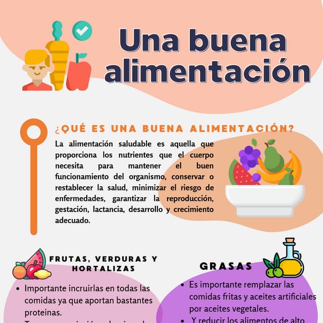 Infografia Alimentacion Saludable