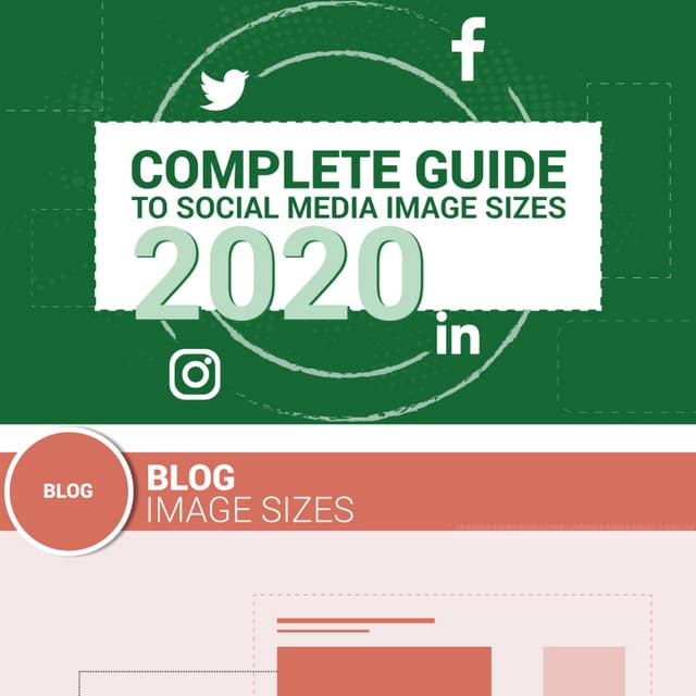 Social Media Image Sizes - Cheat Sheet (2020 Complete Guide) | PDF