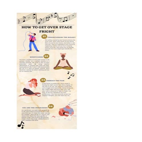 How to Get over Stage Fright in Singing | DOCX