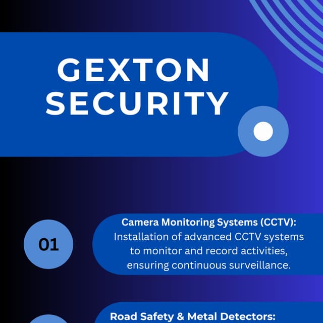 "Gexton Security Solutions: Comprehensive Protection for Homes ...